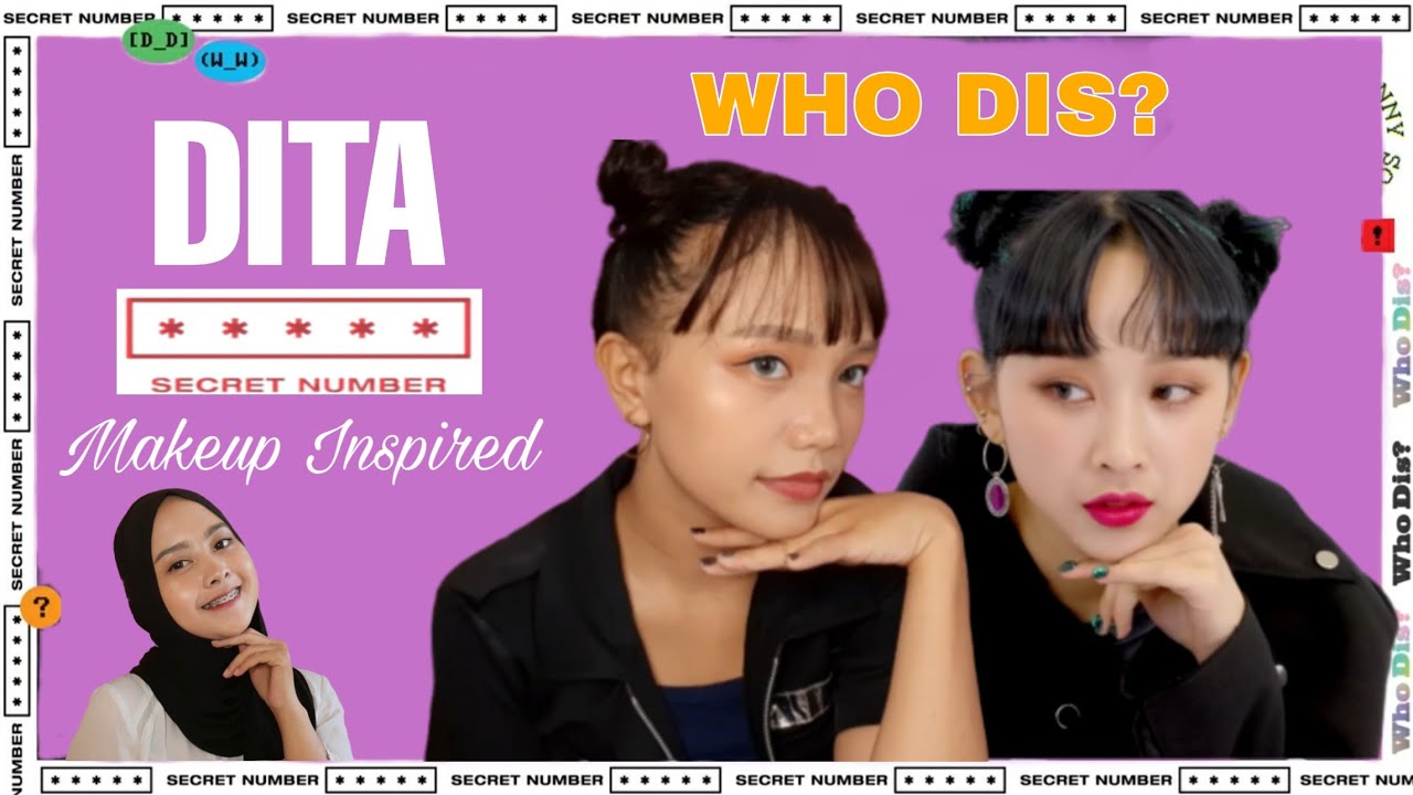 DITA SECRET NUMBER Inspired Makeup Tutorial 🖤😍 - YouTube