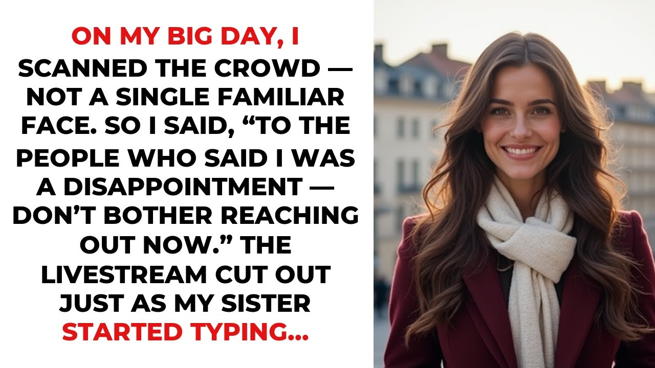 On My Big Day, I Scanned The Crowd — Not A Single Familiar Face. So I ...