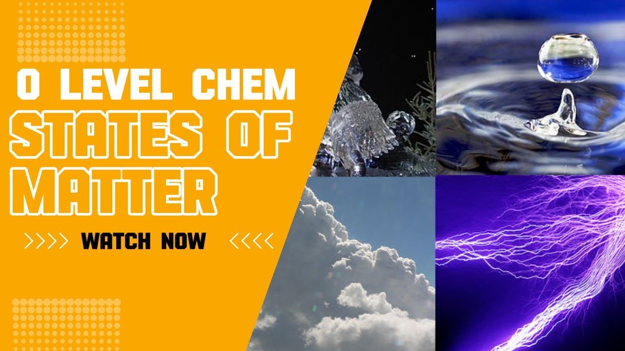 Why Is Matter Important? How many States of matter are there??? O Level ...