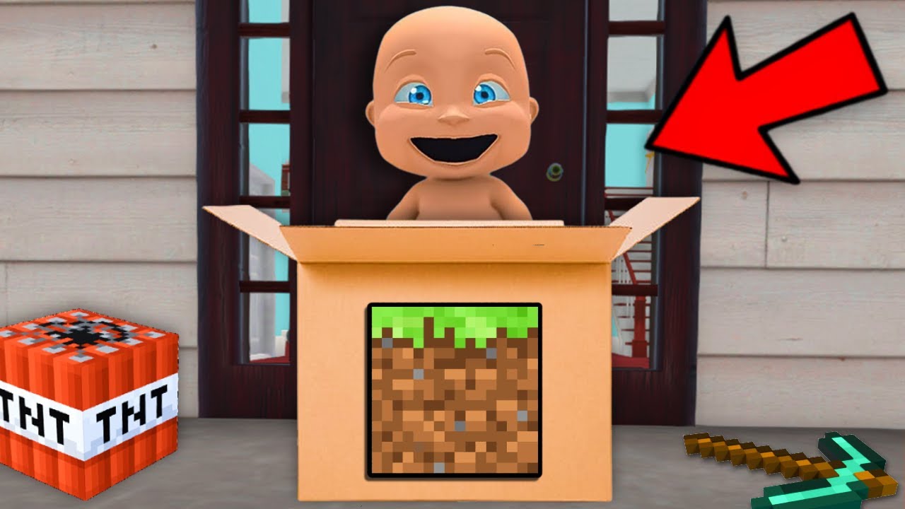 Minecraft Sends Baby A PACKAGE! - YouTube