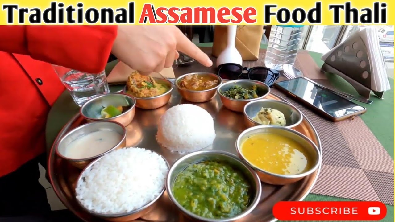 Assamese Traditional Food Thali || Guwahati City - YouTube
