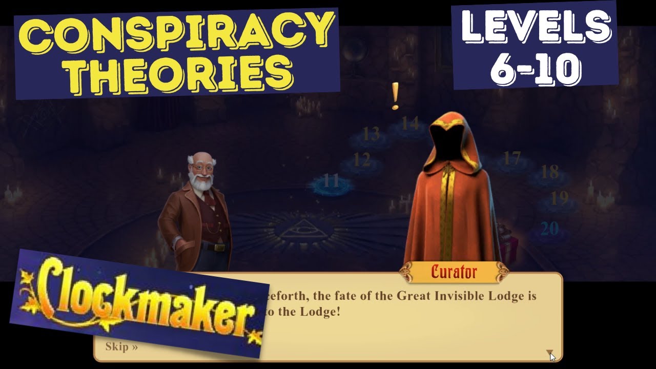 How to play Clockmaker Event Conspiracy Theories levels 6-10 - YouTube