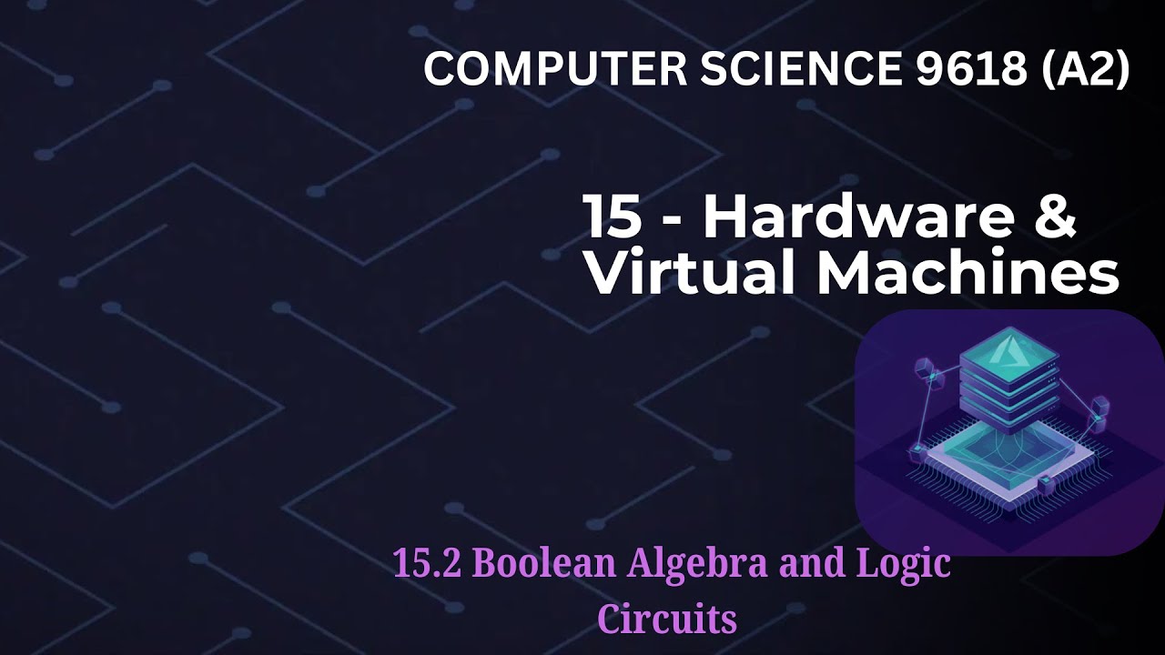 15.2 - Boolean Algebra and Logic Circuits - HARDWARE & VMs - Computer Science 9618 (A2 Level ...