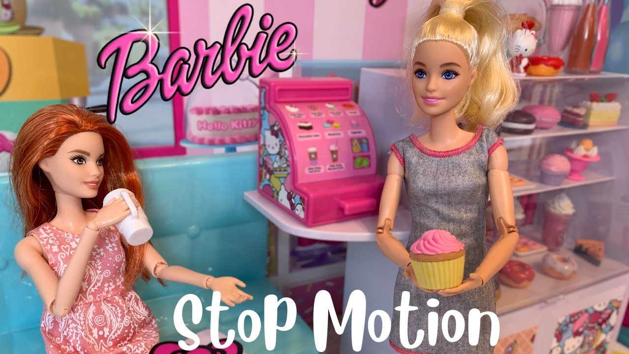 Barbie Bakery Routine (Barbie Stop Motion) - YouTube
