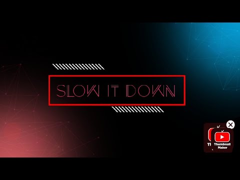 Freestyle beat 'slow it down' - YouTube