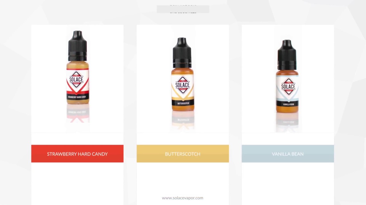 Solace Salts - Award Winning Nicotine Salt E-Liquids - YouTube