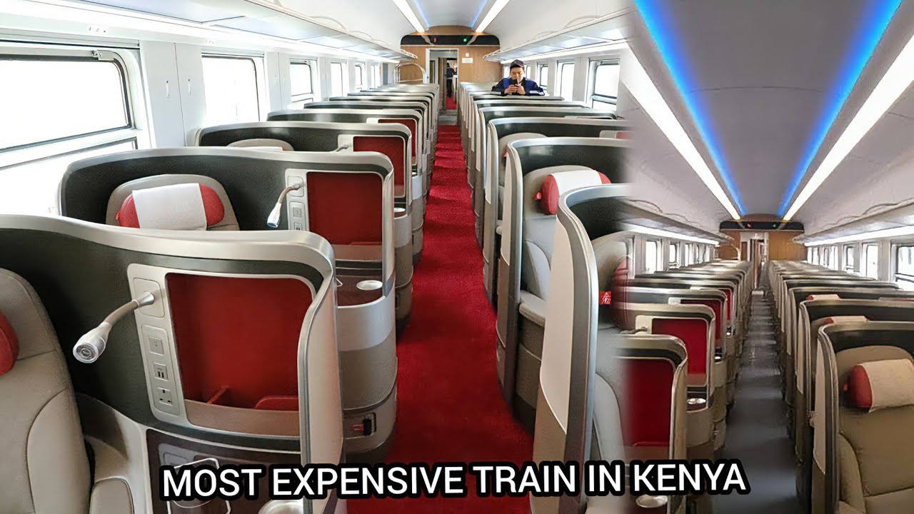 😍MAGNIFICENT!! Inside The New Luxurious SGR Train That Costs Ksh ...