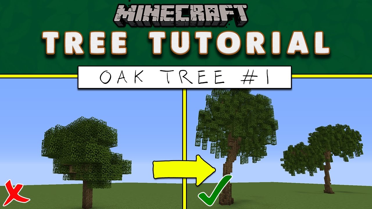 TREE TUTORIAL: Oak Tree #1 - YouTube