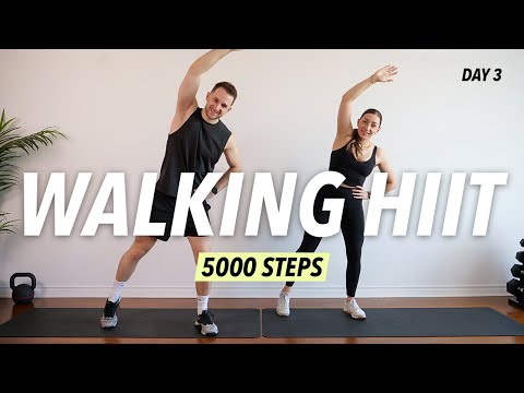 30 Min Cardio HIIT Workout at home - 5000 steps for Fat Burn (No equipment)