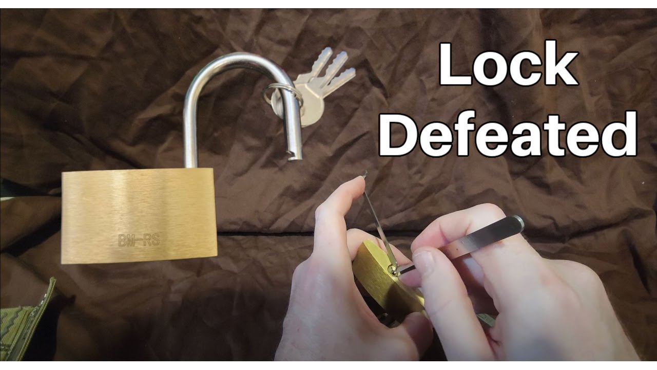 (38) Unbreakable? Testing a Heavy-Duty German Lock with Compact Keyway ...