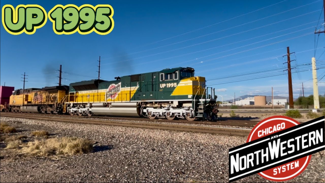 UP 1995 leaving Tucson 8/2/25 - YouTube