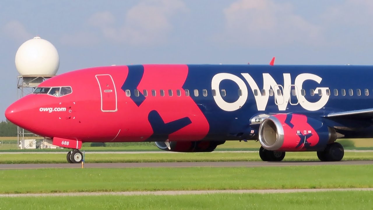 RARE | OWG 737-400 [C-GGWV] Landing at London International Airport ...