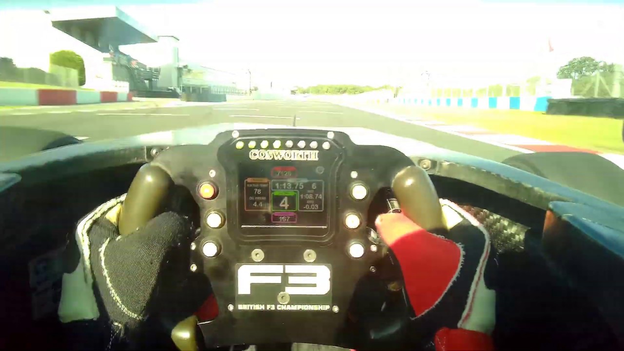 Ultimate drivers eye view footage from an F3 at Donington - YouTube