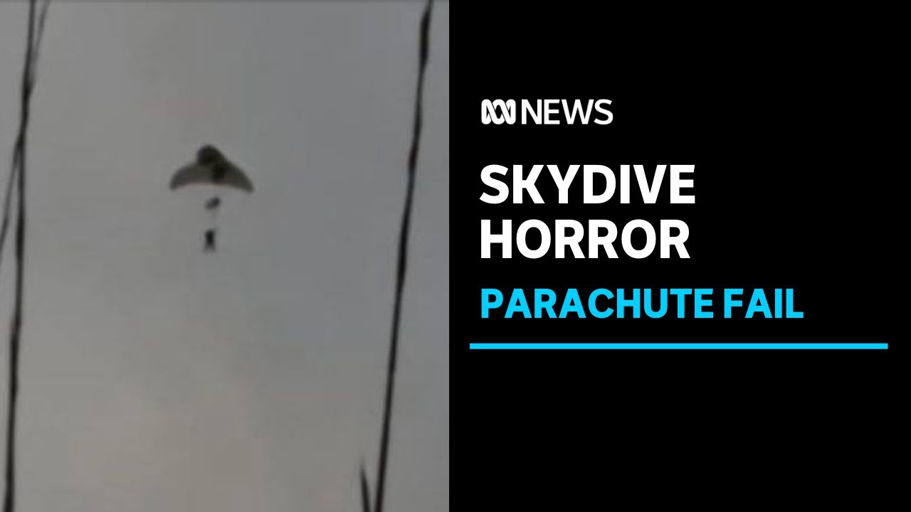 Skydivers fall to the ground after parachute malfunctions | ABC News ...