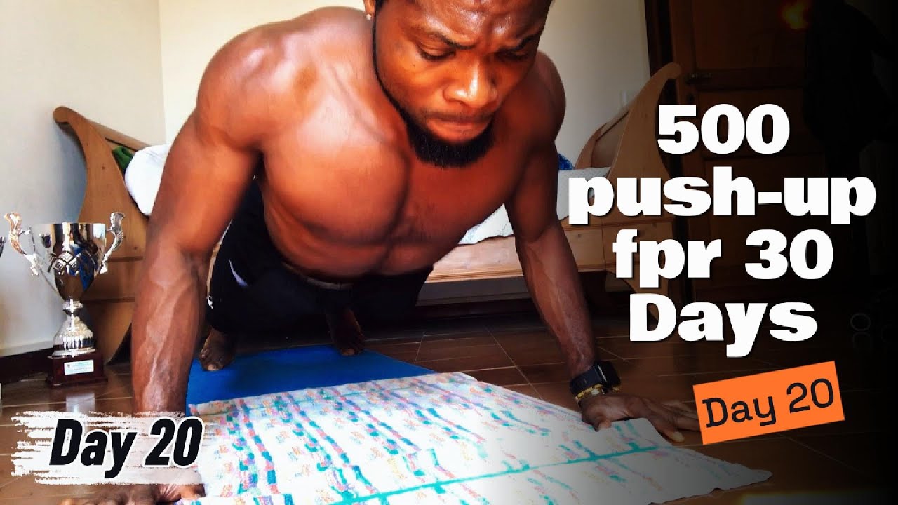 Day 20 Push-Up Challenge Progress Revealed! - YouTube