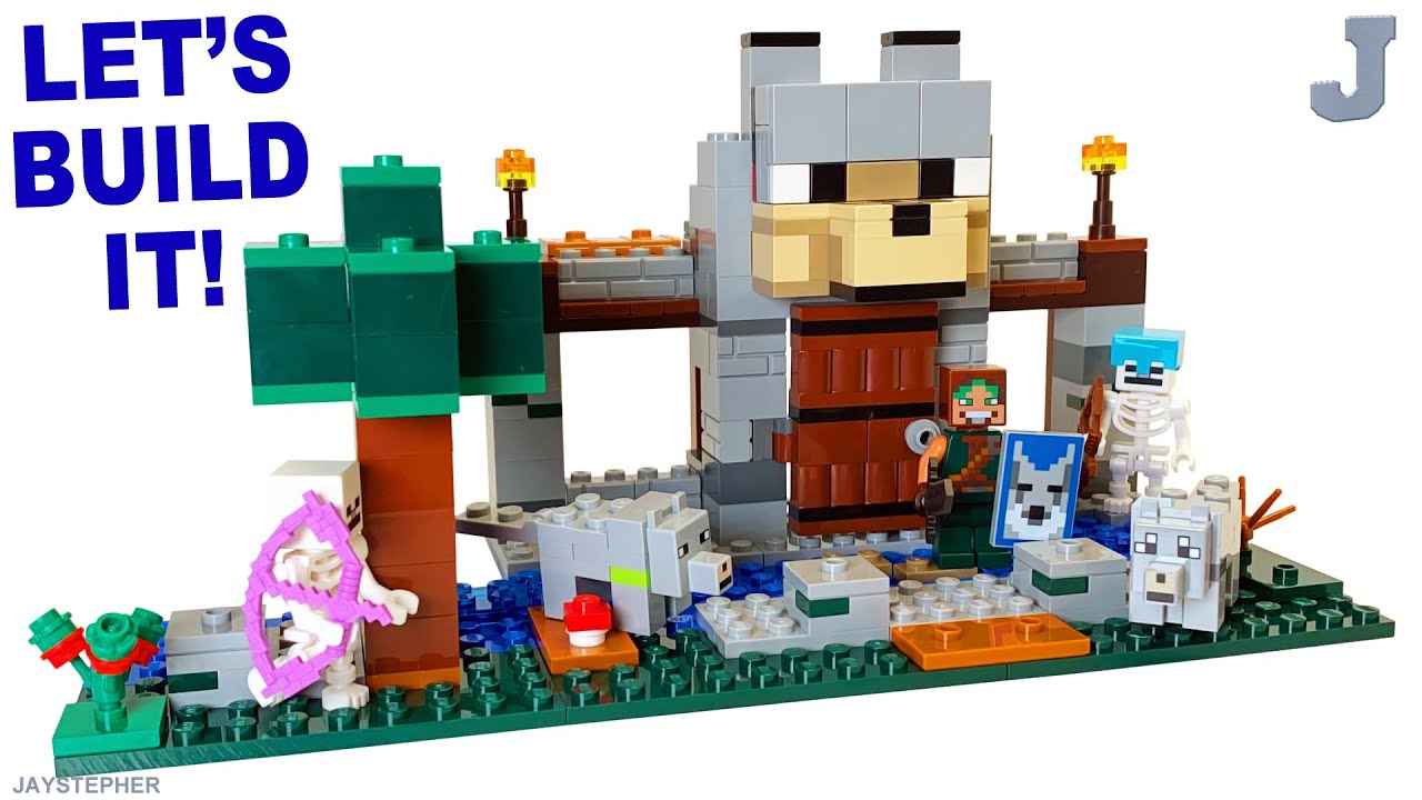 LEGO Minecraft 2024 The Wolf Stronghold 21261 Complete Build & Review ...