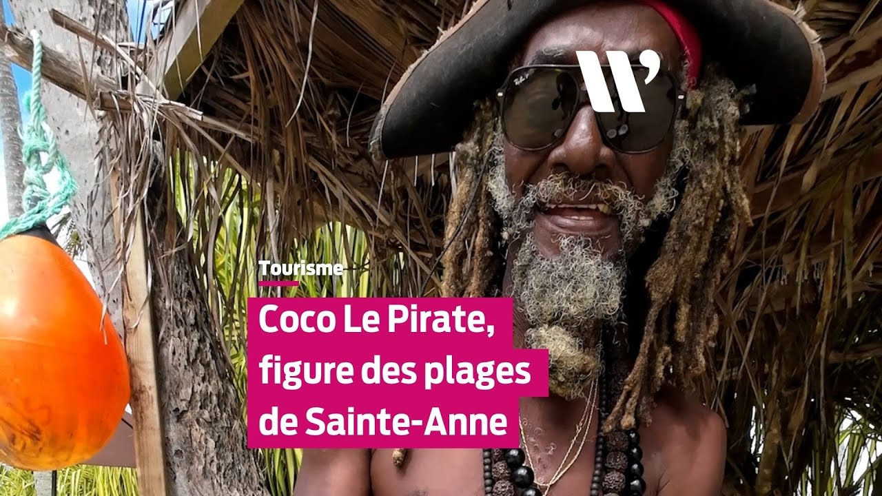 🥥 Coco le pirate, icône de la plage de la Caravelle, en Guadeloupe # ...