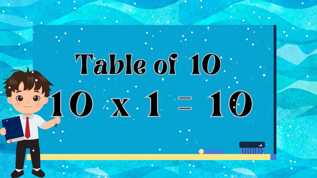 table of 10 | 10x1=10 | 10 ka table | Magic tales - YouTube