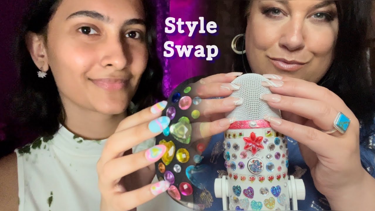 ASMR Style Swap Challenge With @asmrwales 🫶🏻 - YouTube