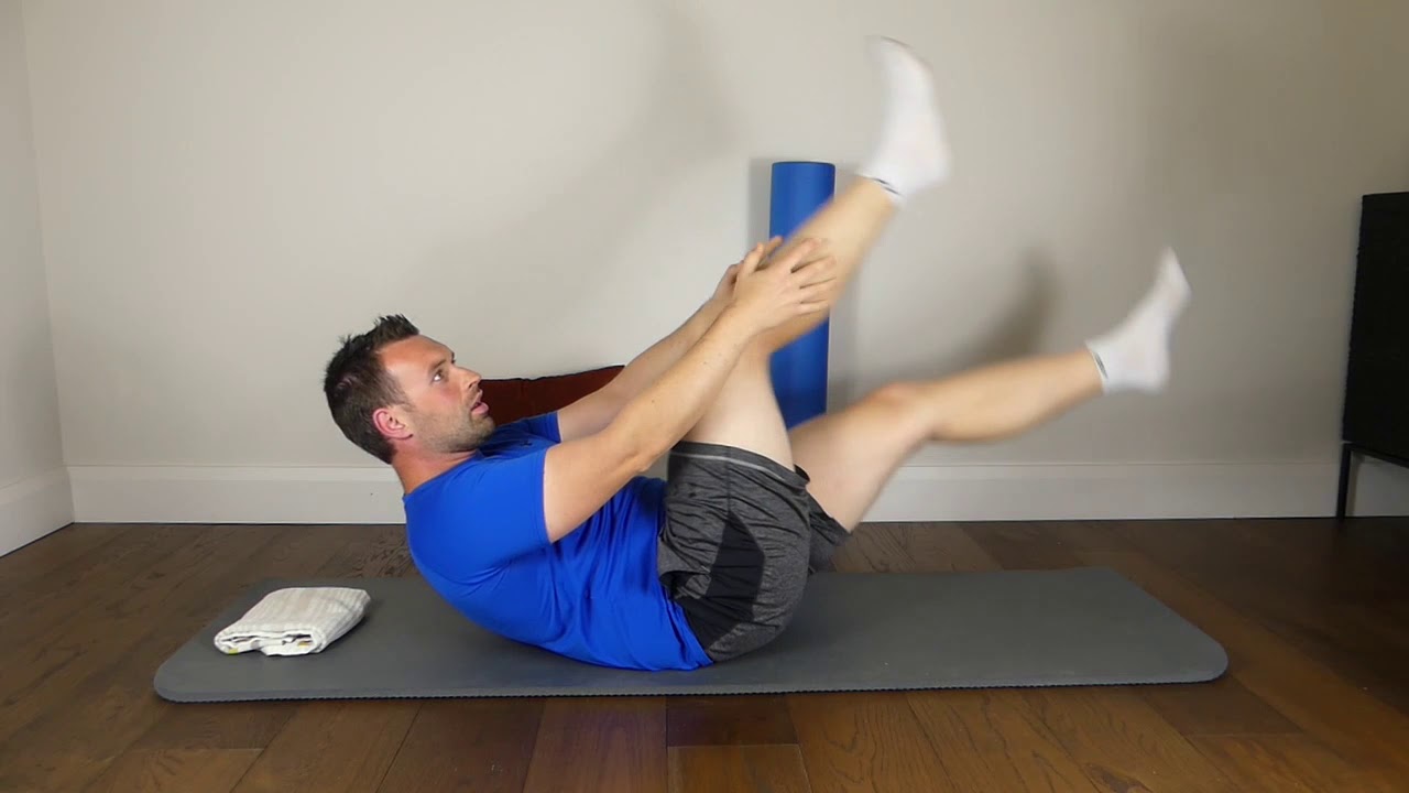 Technique Tutorials - Single Straight Leg Stretch - YouTube