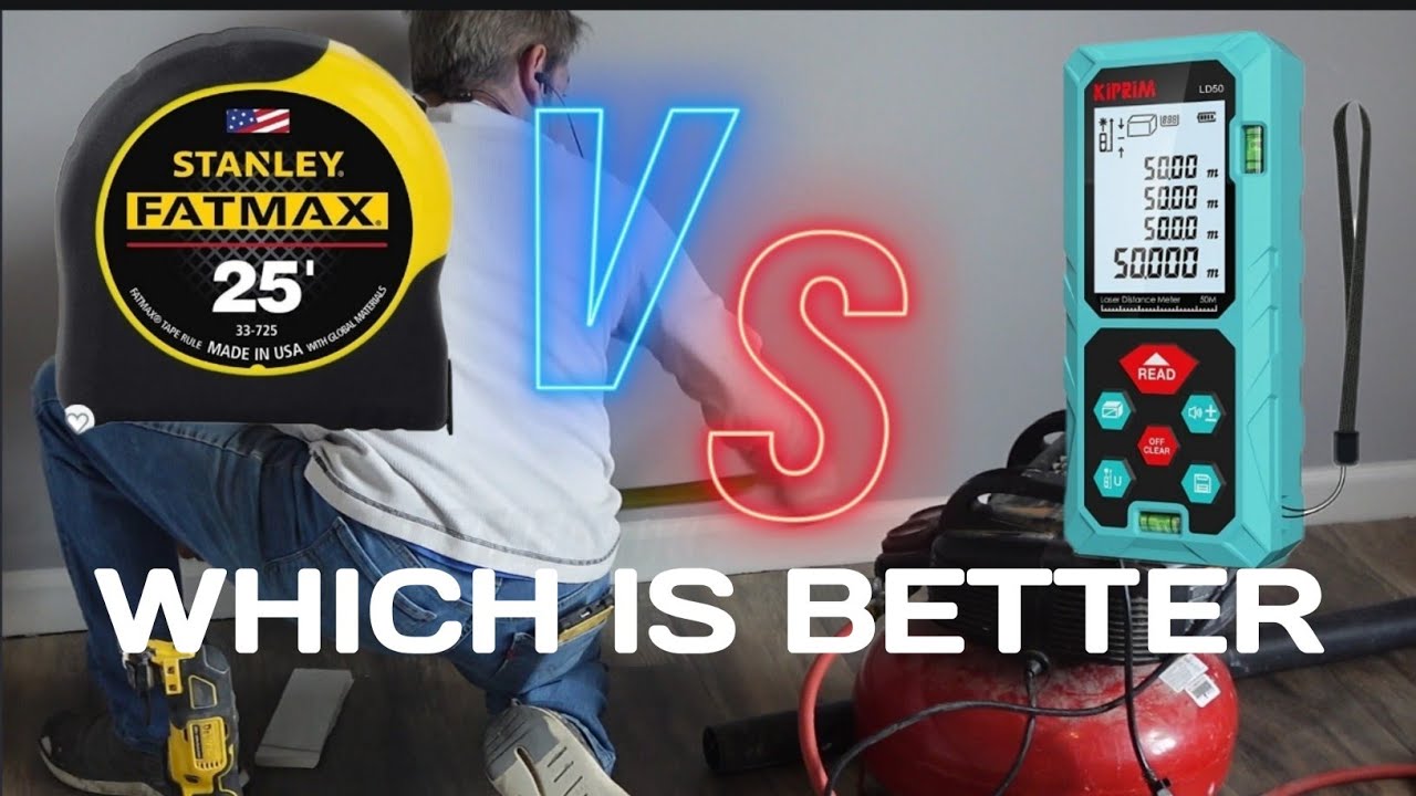 Tape Measure VS. Laser Tape Measure - YouTube