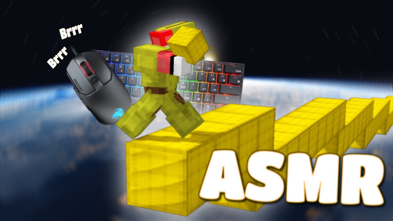 god bridging in mineman | keyboard + mouse sounds 1080p60FPS | ASMR ...