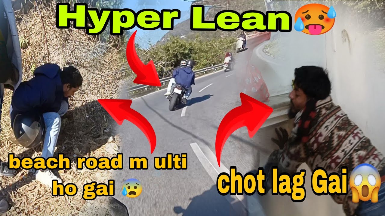 HYPER LEAN 🥵 || BEACH ROAD M ULTI HO GAI 😰 || CHOT LAG GAI 😱 ...