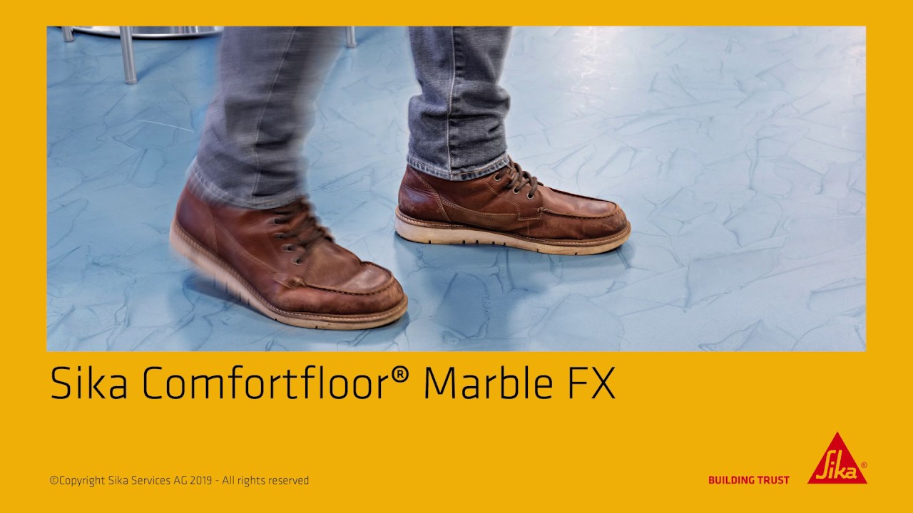 Sika Comfortfloor Marble FX tuo vapautta lattiapinnan suunnitteluun - YouTube