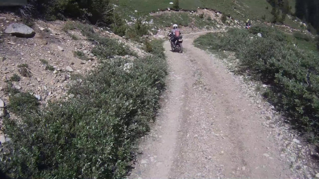Molybdenite Ridge- The ride back down the ridge - YouTube