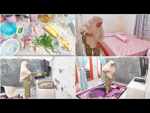 SEBELUM BERES² MASAK DULU BIAR TENANG. GANTI SPREI. BERESIN KAIN SETRIKAAN.
