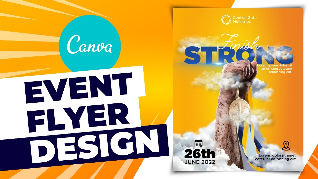 How to Design a catchy poster in Canva - YouTube