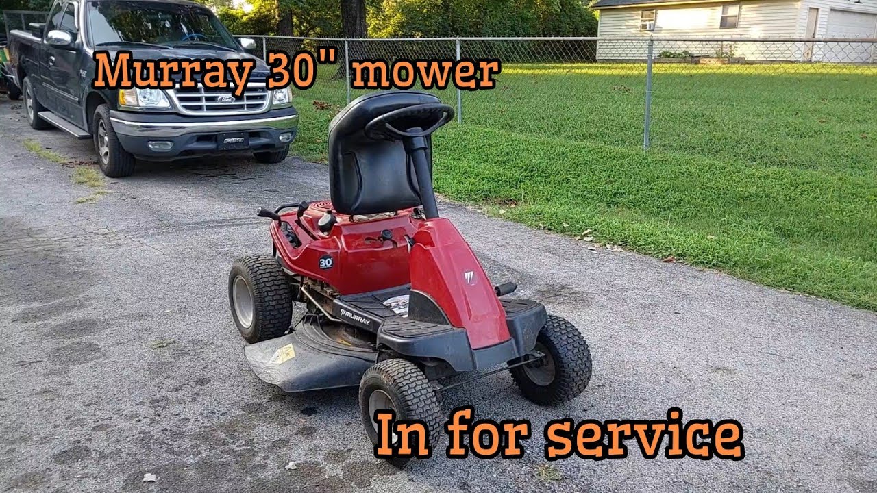 working on a 30" Murray riding mower for a neighbor 8/4/24 - YouTube