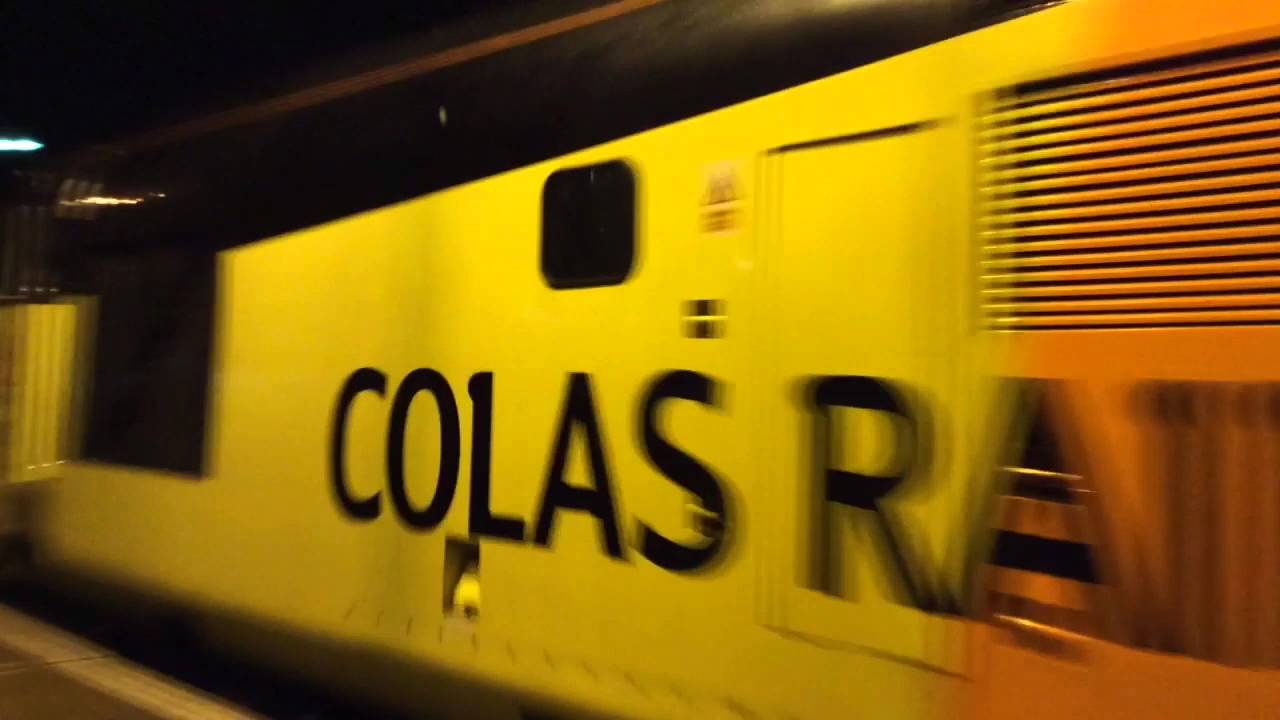 Colas Rail 9714 and 37421 pass Colchester on 3Q66 - YouTube
