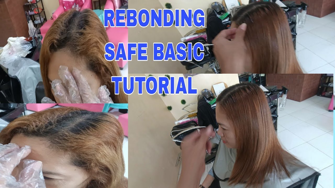 REBOND BASIC TUTORIAL WITH DRY COLOR - YouTube