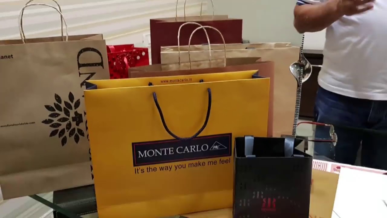 Archies New automatic paper bag machine - YouTube
