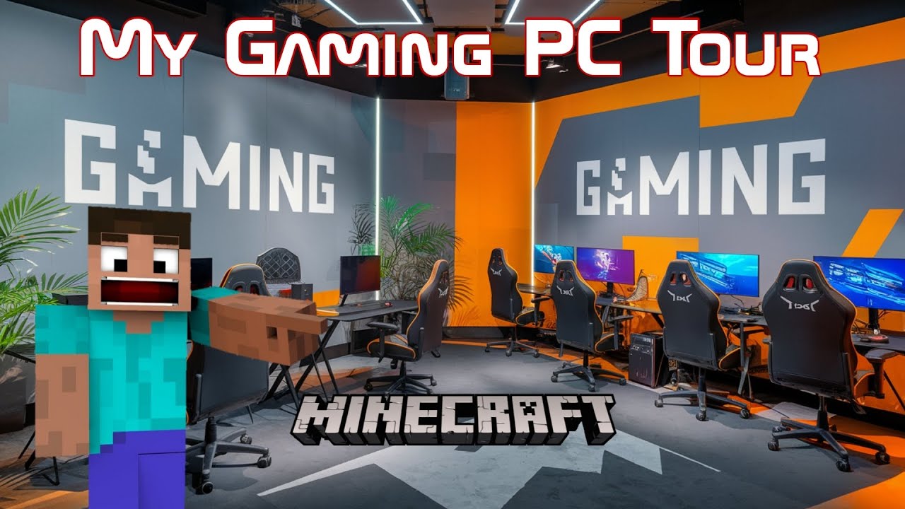 I build a Gaming Studio in Minecraft Full tour #minecraft - YouTube