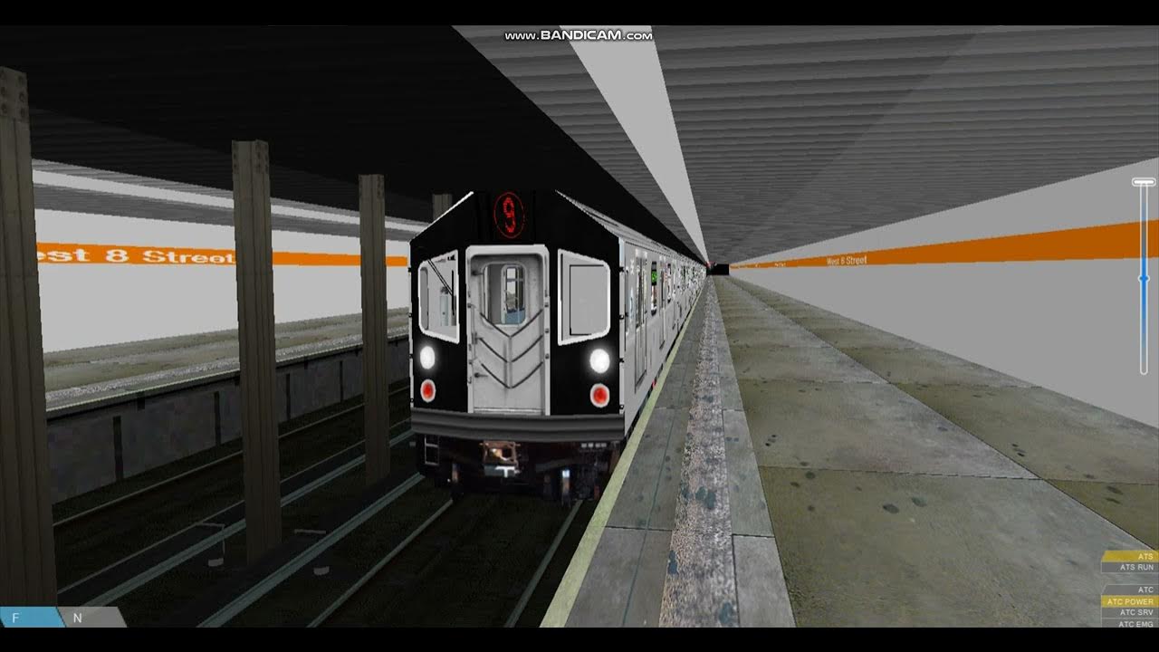 Openbve R152A 9 train arrives into the station - YouTube