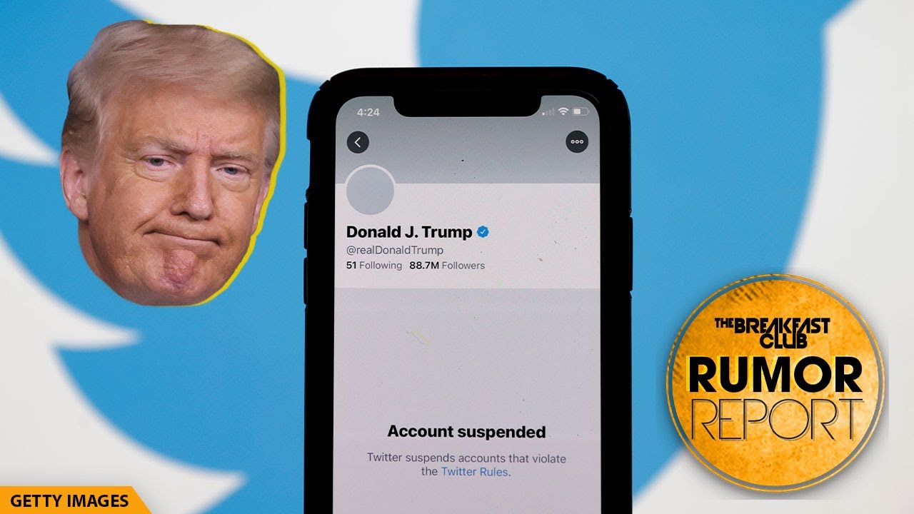 Donald Trump Officially Banned From Twitter Permanently - YouTube