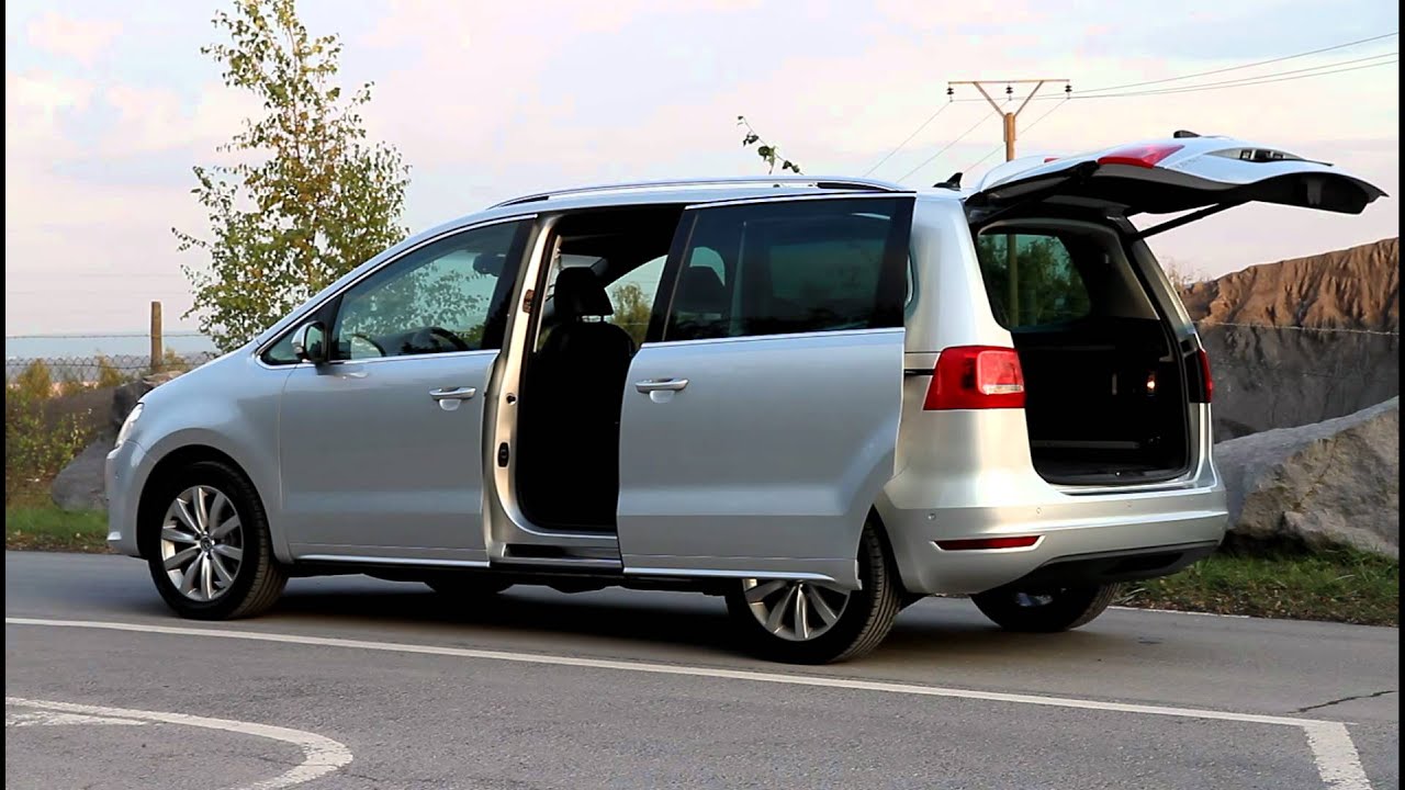 Sharan II 7N - Elektrische Schiebetür + Heckklappe - HD 1080p - YouTube