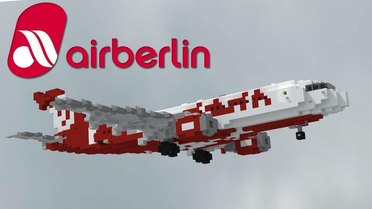 AirBerlin Airbus A320 | Minecraft | Livery Of The Week #16 - YouTube