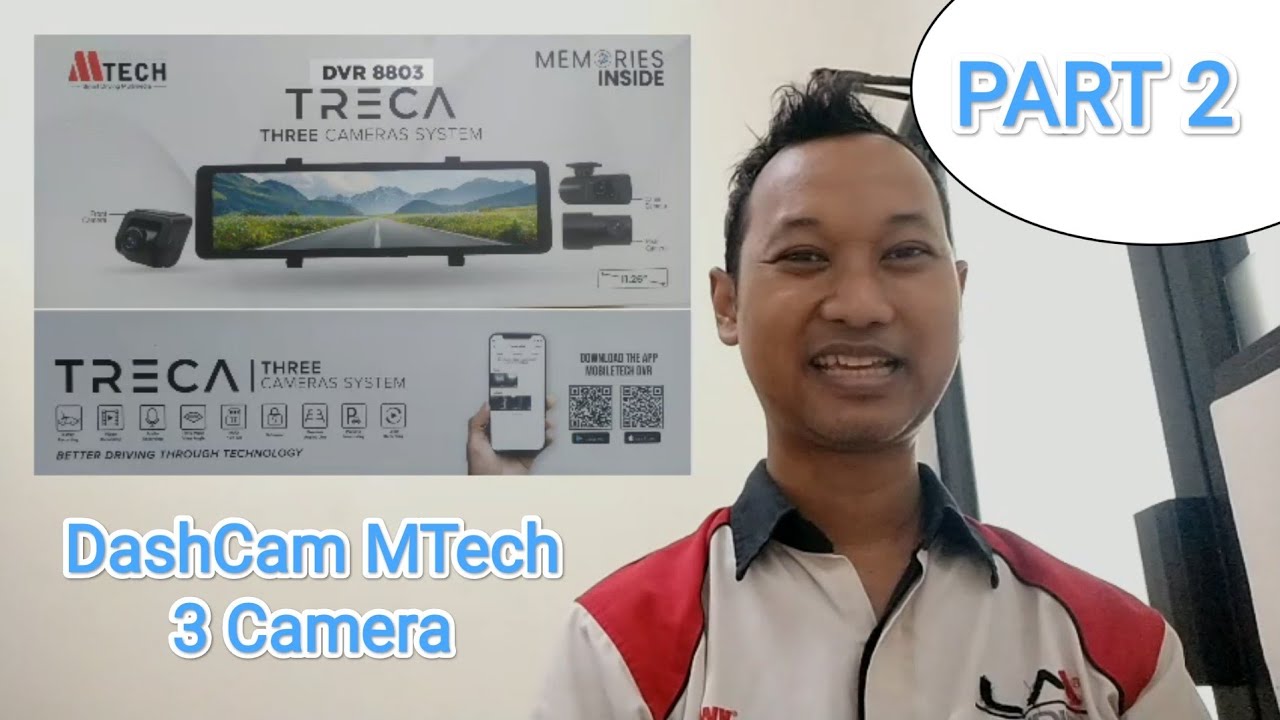 DVR MTech TRECA 3 Camera Review Part 2 tampilan settingan - YouTube