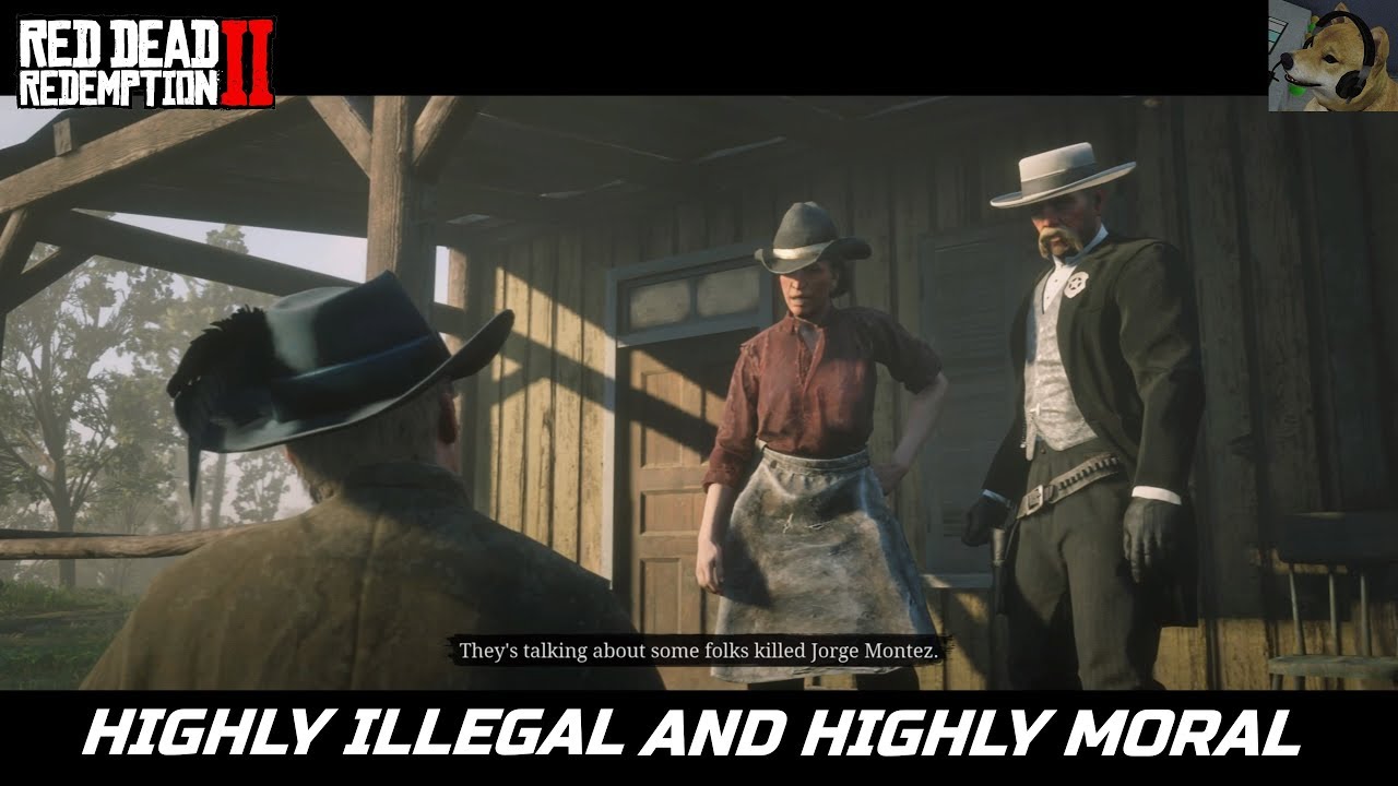 RDR 2 Online Highly Illegal and Highly Moral - YouTube