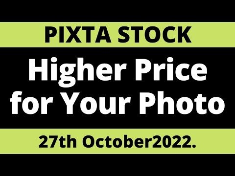 Pixta Stock Higher Price for Your Photo - YouTube