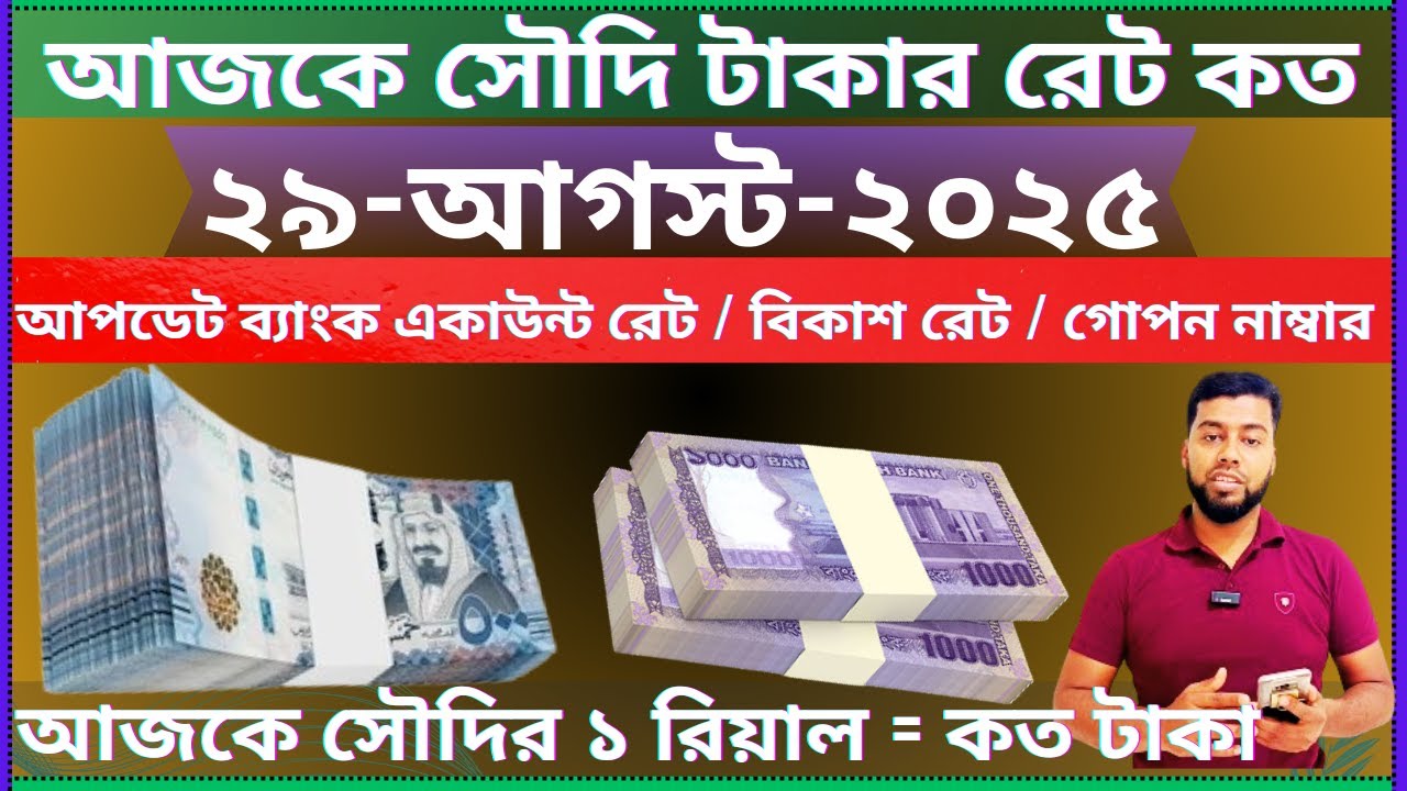 Today Saudi Riyal Rates in Bangladesh | Saudi currency exchange rate ...