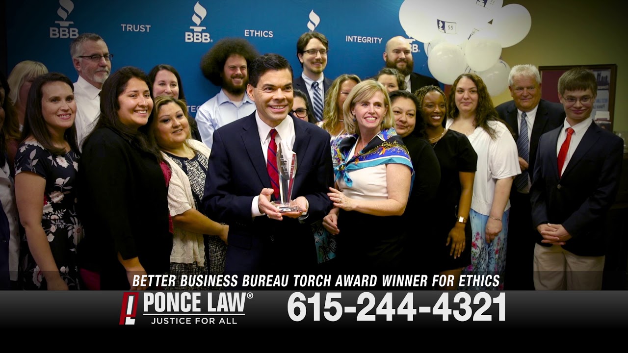 Ponce Law | BBB 2017 Torch Award - YouTube