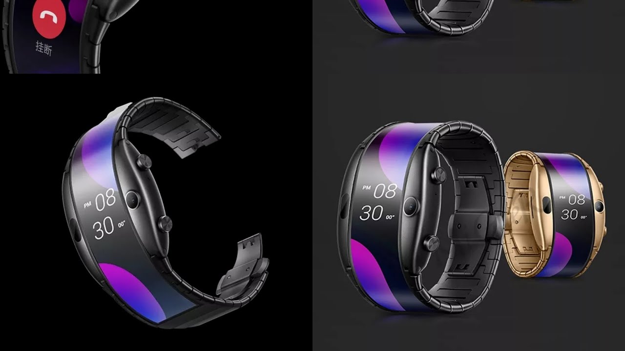 FLEXIBLE SCREEN SMART HEALTH CHECK ANDROID WRIST WATCH PHONE #Shorts ...