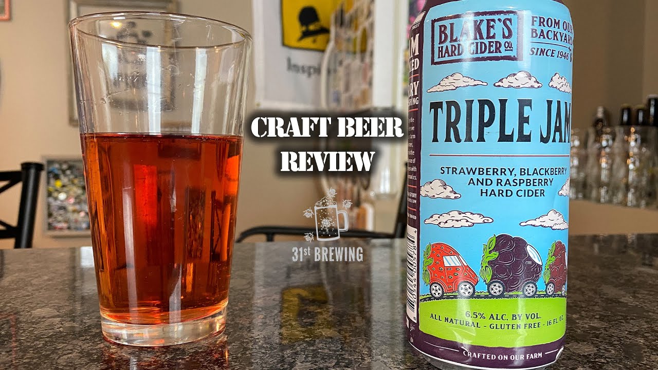 Blake's Hard Cider Triple Jam Review - YouTube