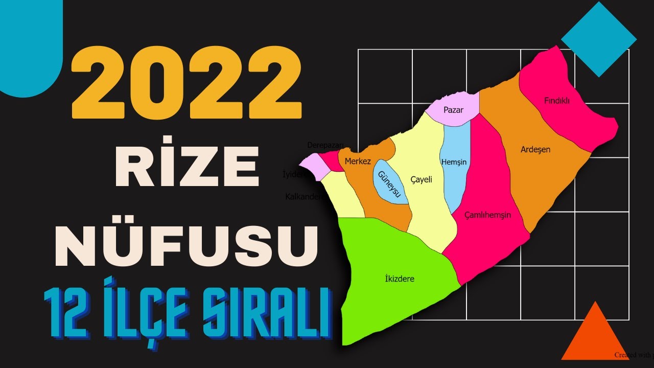 2022 Rize Nüfusu - Rize İlçe Nüfusları - Rize Nüfusu Ne Kadar? - Çayeli ...