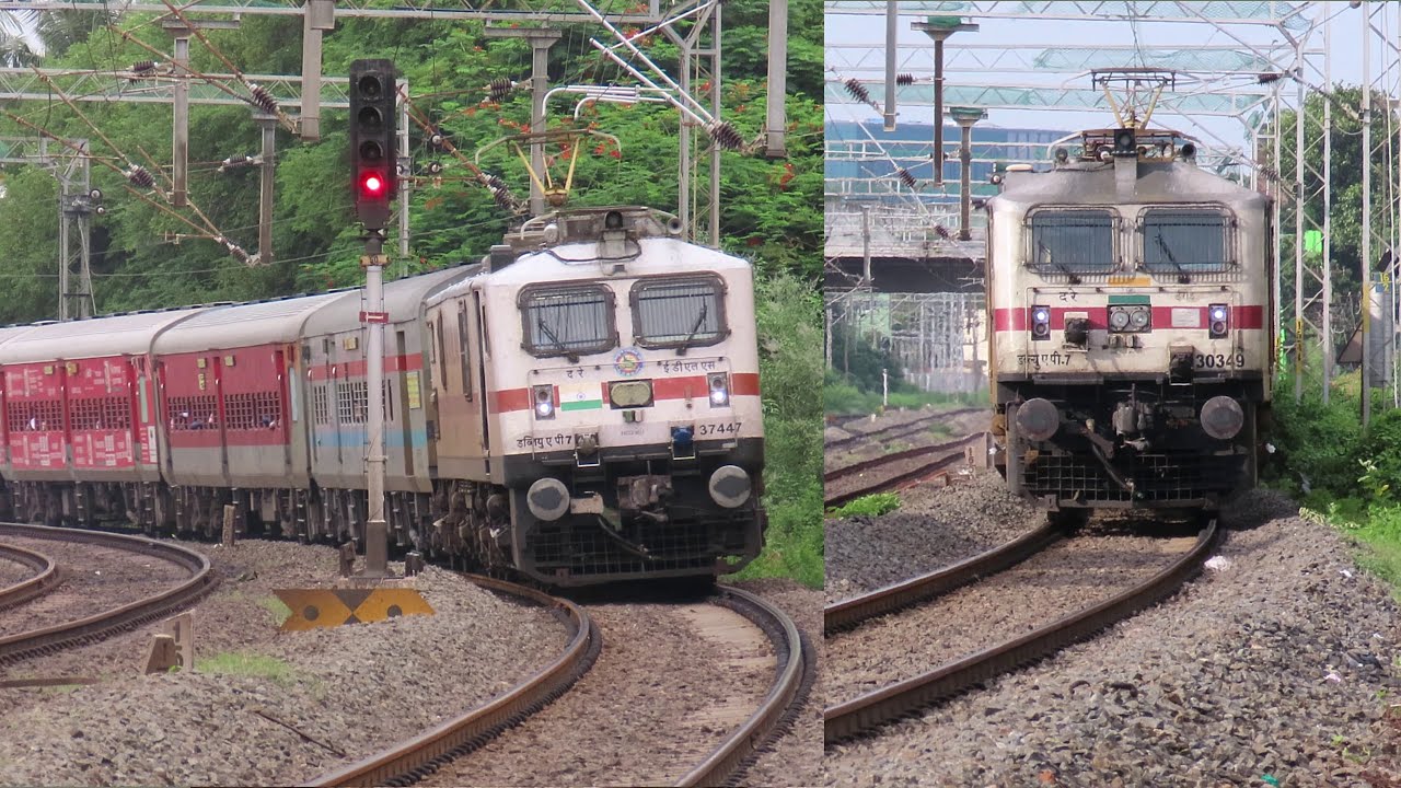 12605 Pallavan express curves out of St Thomas mount | Chennai Egmore ...