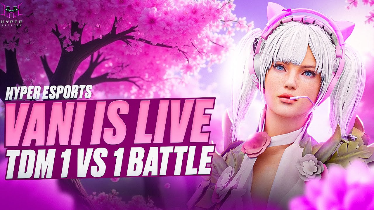 BGMI 1v1 TDM LIVE || BGMI LIVE CUSTOM ROOMS || GIRL GAMER || Vani Playz ...